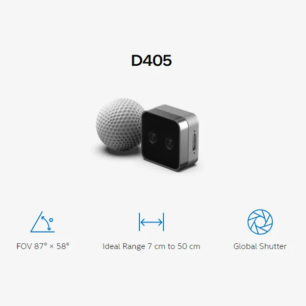Intel® RealSense™ D405 - Telecamera di profondità