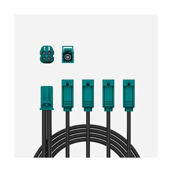 GMSL2 Fakra 1-to-4 M-F Cable for Zed X Camera - Stereolabs | Generation ...