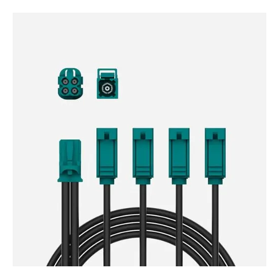 GMSL2 Fakra 1-to-4 M-F Cable for Zed X Camera - Stereolabs | Generation ...