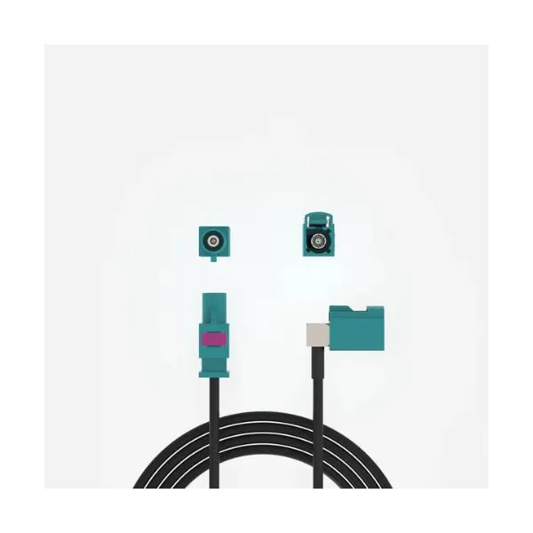 Fakra GMSL2 MF right angle extension cable for Zed X camera