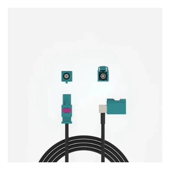 Fakra GMSL2 MF right angle extension cable for Zed X camera