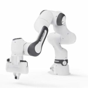 Integration of 4 cobots setup on a telescopic column, mounted on omnidirectional mobile robots ...