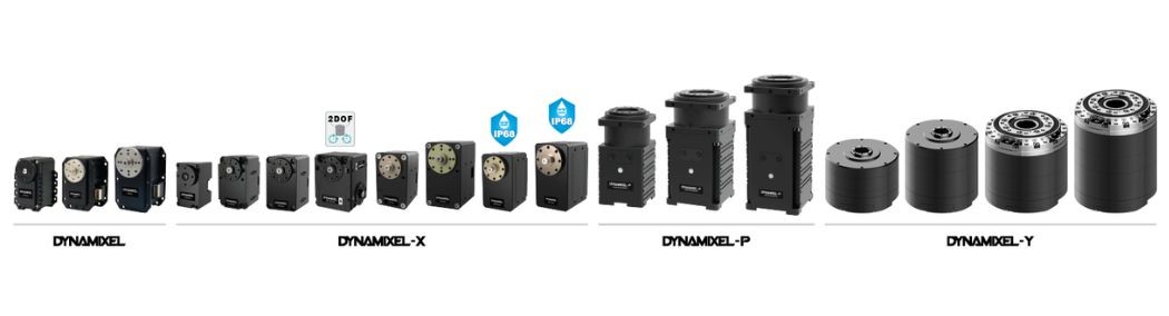 Dynamixel - a complete range of servo motors for robotics